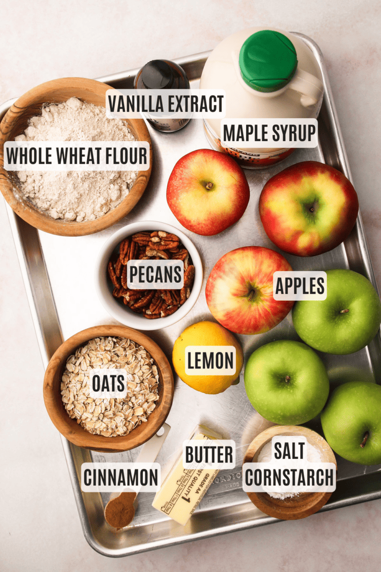 Wholesome Apple Crisp (Made with Maple Syrup) - Everday Pie
