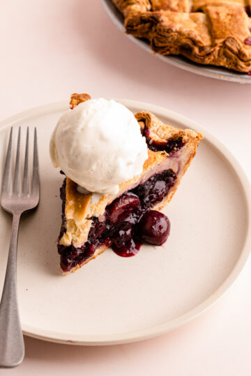 Sweet Cherry Pie (Made with Frozen Cherries) - Everyday Pie