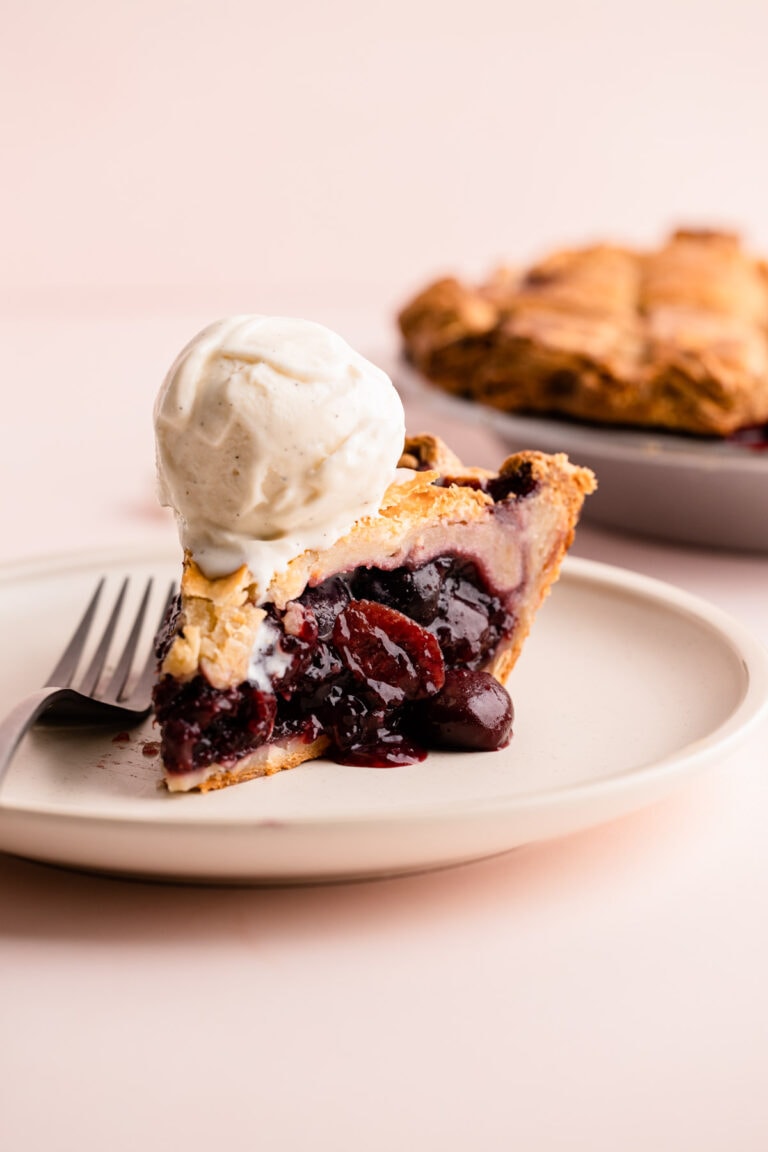 Sweet Cherry Pie (Made with Frozen Cherries) - Everyday Pie