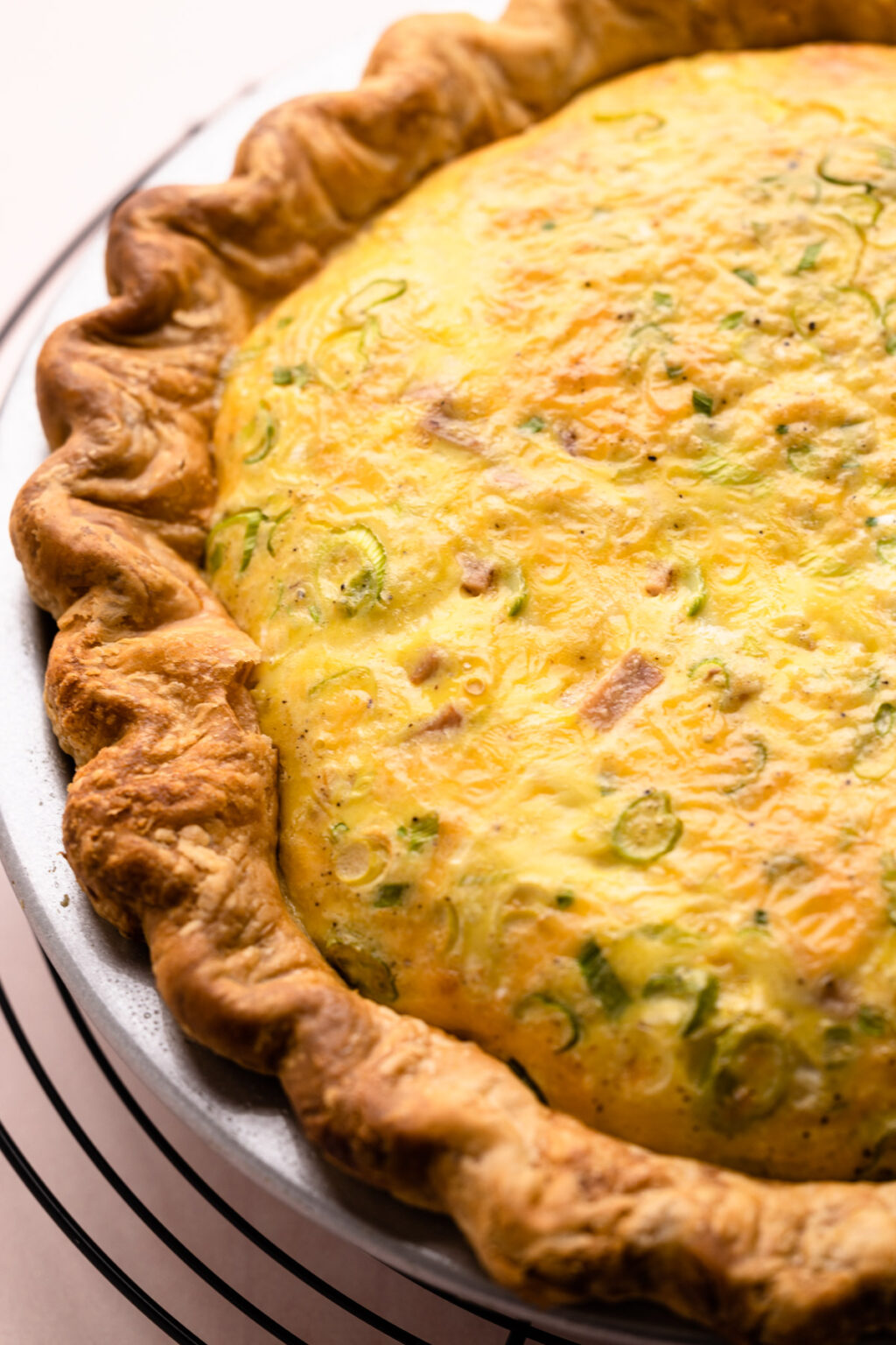 Ham and Cheese Quiche - Everyday Pie