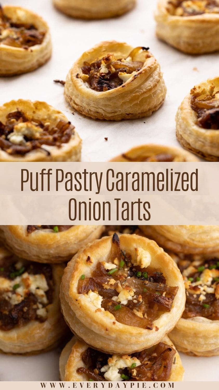 Caramelized Onion Tarts - Everyday Pie