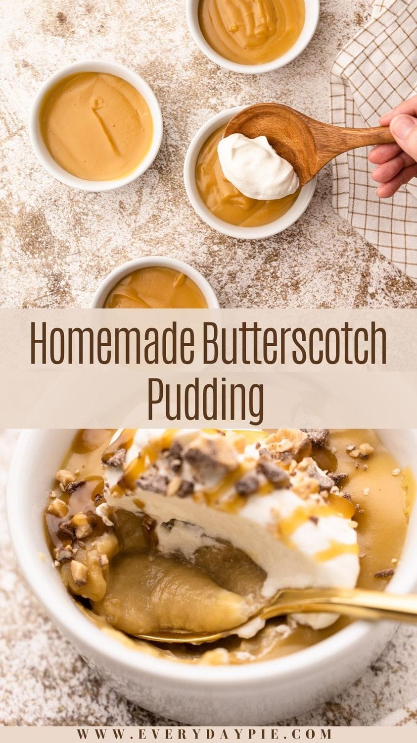 Homemade Butterscotch Pudding - Everyday Pie