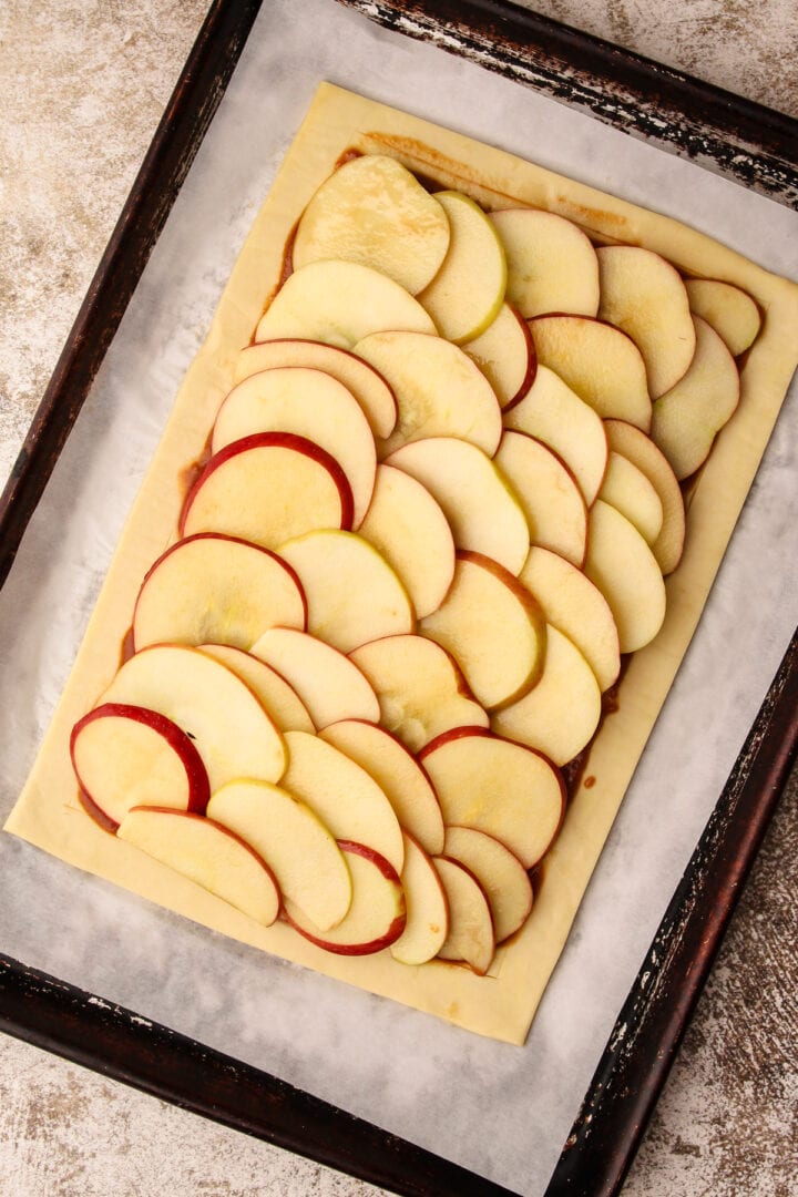 Puff Pastry Apple Tart - Everyday Pie
